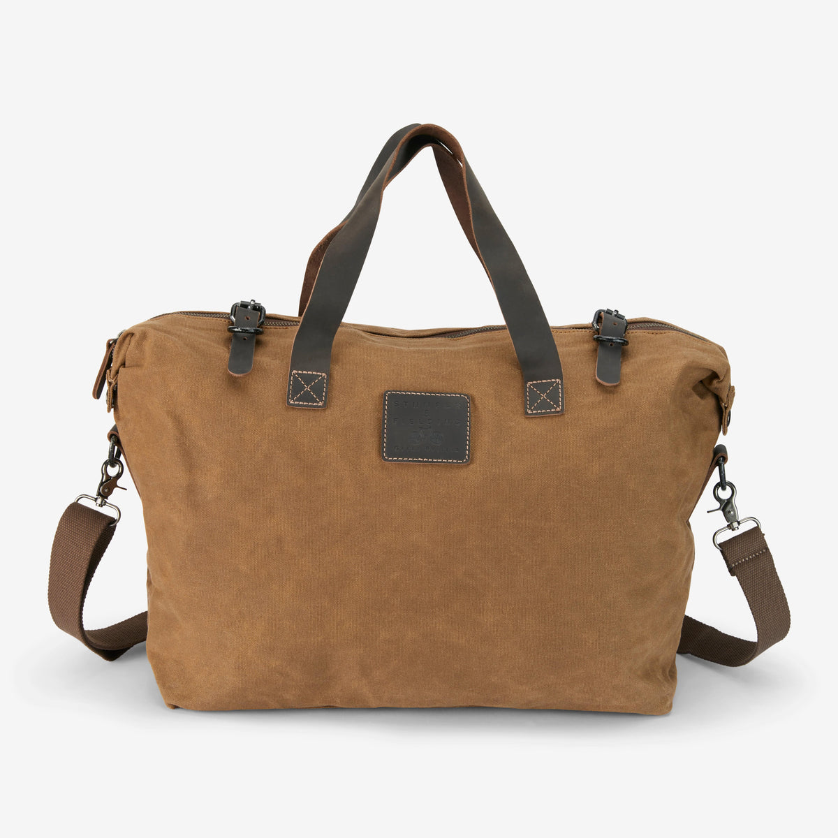 Wax Cotton Weekender - The Avondale - Camel – Stumper & Fielding